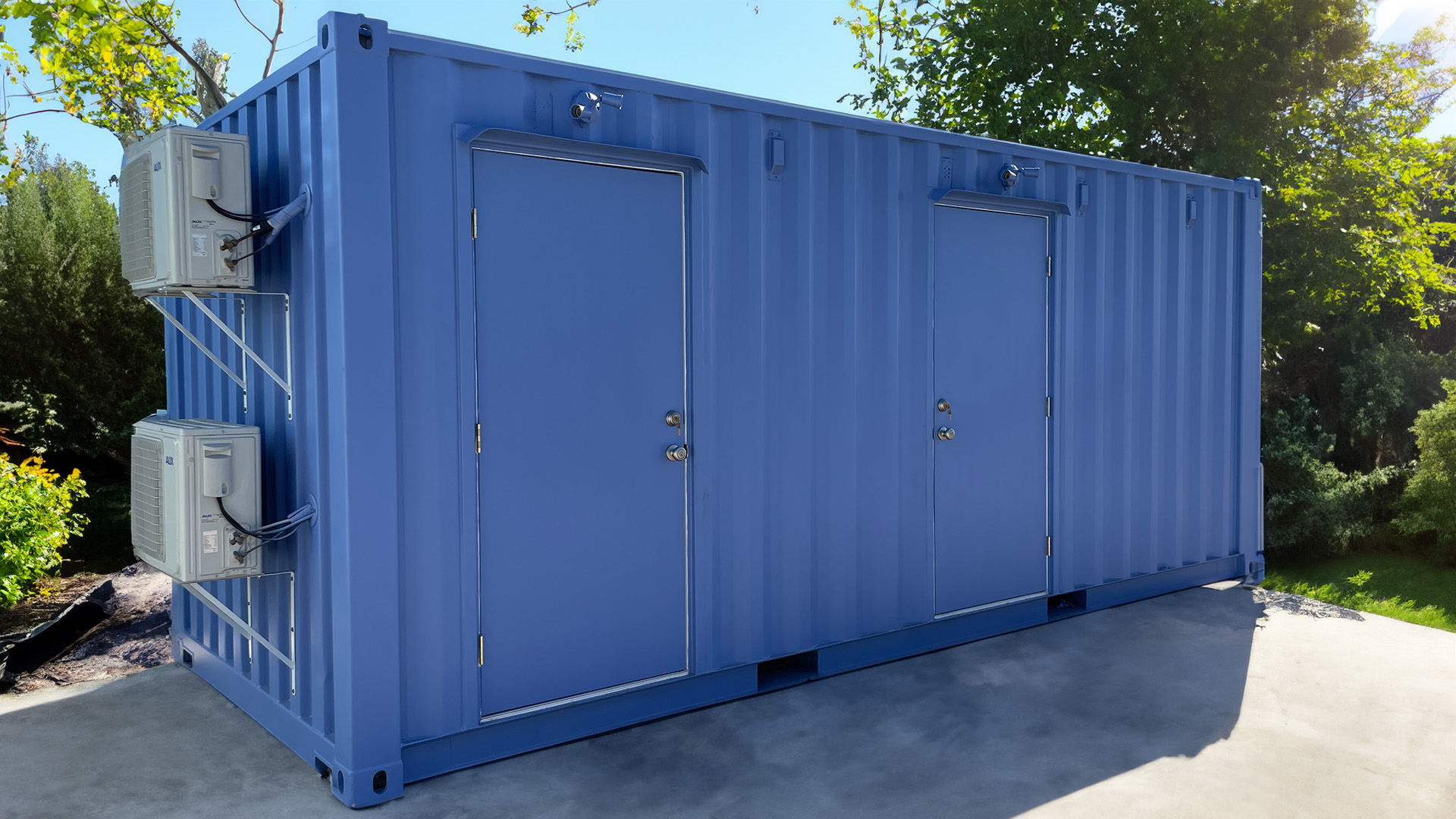 Shipping Container with Shower, Toilet & Sink - Bob's Containers / Bob ...