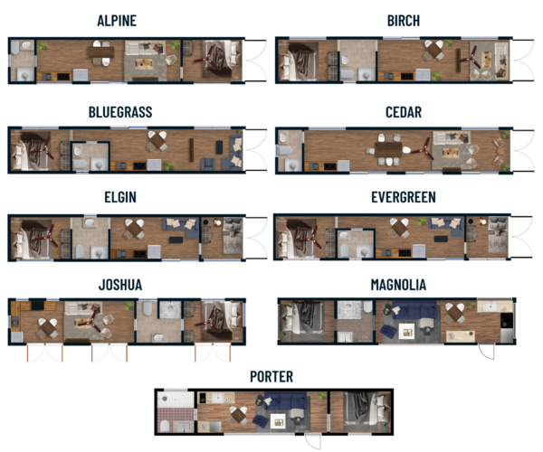 Container Home Floorplan Comparison - Bob's Containers / Bob's Containers